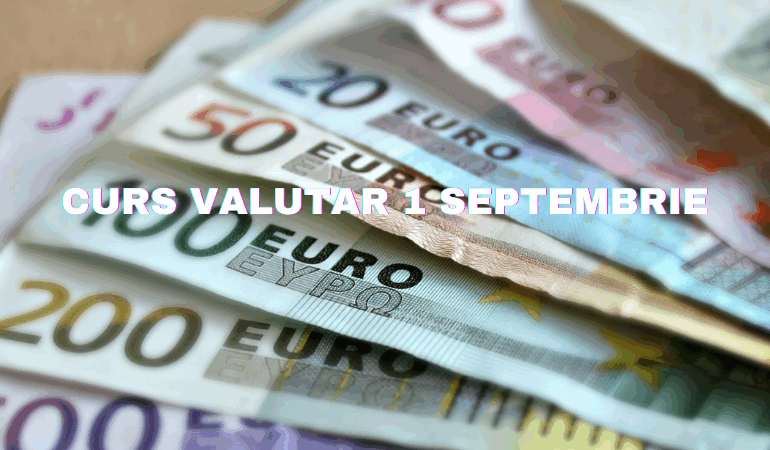 Curs valutar 1 septembrie. Banca Națională a Moldovei a publicat ratele ...
